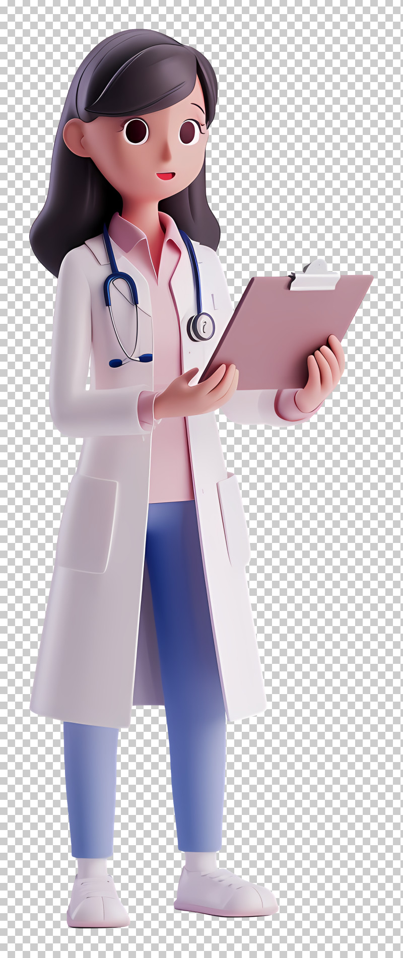 Doctor - Cartoon Doctor With Clipboard Illustration PNG, Clipart ...