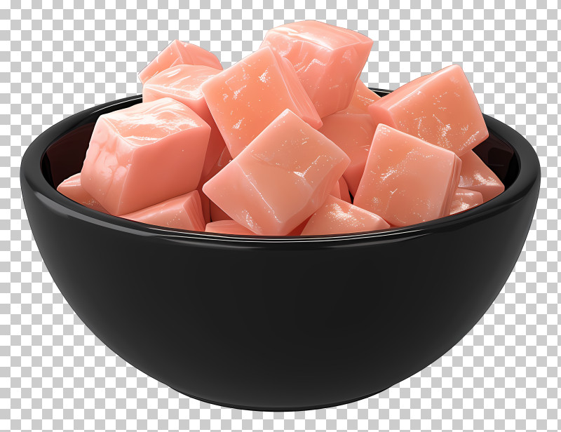 Stinky Tofu - Pink Candy Cubes In Black Bowl PNG, Clipart, Black Bowl ...