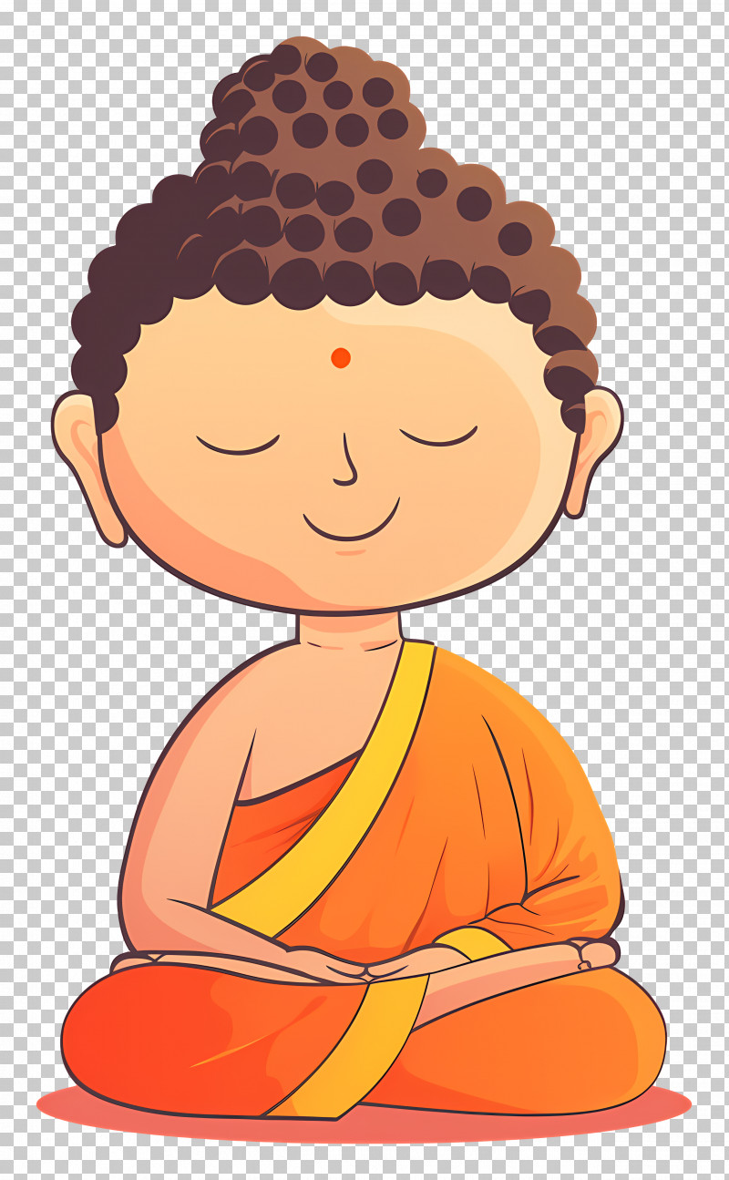 Buddha - Meditating Monk Cartoon Illustration PNG, Clipart, Buddha ...