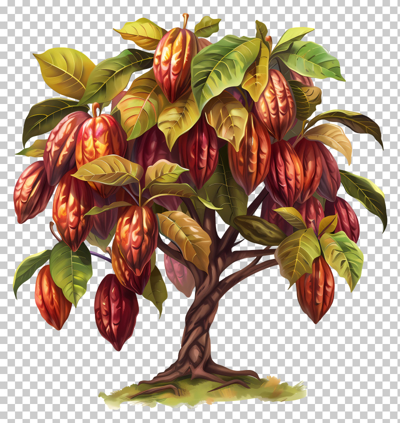 Full Cacao Tree - Cacao Tree With Pods PNG, Clipart, Agriculture, Cacao Pods, Cacao Tree ...