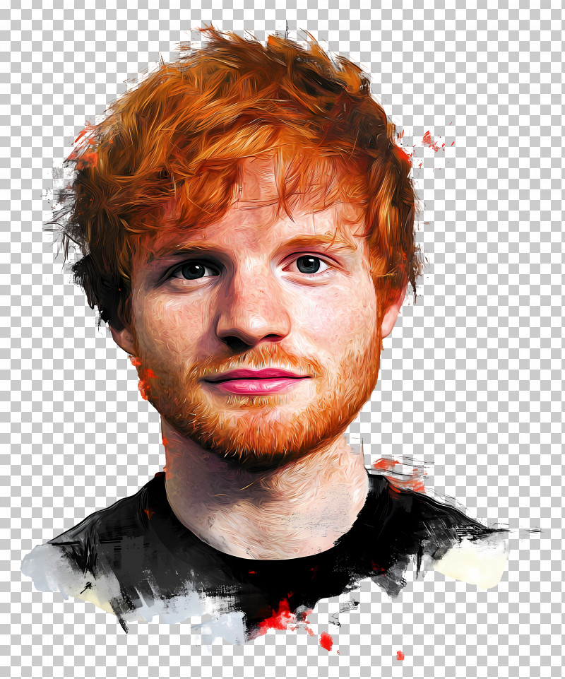 Ed Sheeran - Red-Haired Portrait Illustration PNG, Clipart, Artistic ...