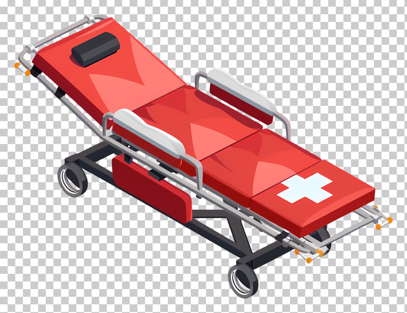 Stretcher - Red Medical Stretcher Illustration PNG, Clipart, Ambulance ...