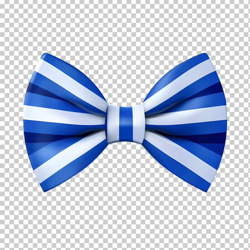 Bow Tie Day - Formal Blue Striped Bow Tie PNG, Clipart, Blue And White ...