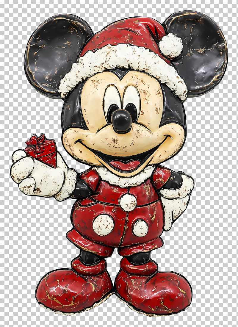 Christmas Mickey - Mouse In Santa Outfit PNG, Clipart, Animated ...