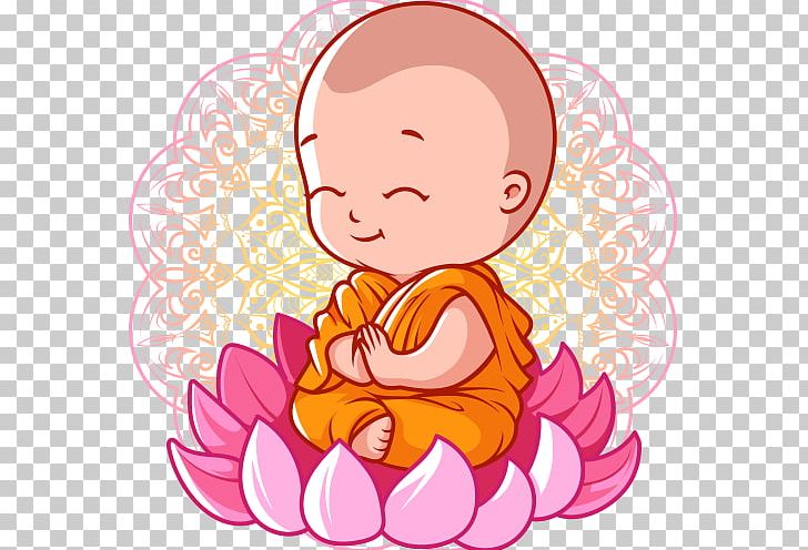 Buddhism Cartoon Buddhas Birthday Bhikkhu PNG, Clipart, Baby ...