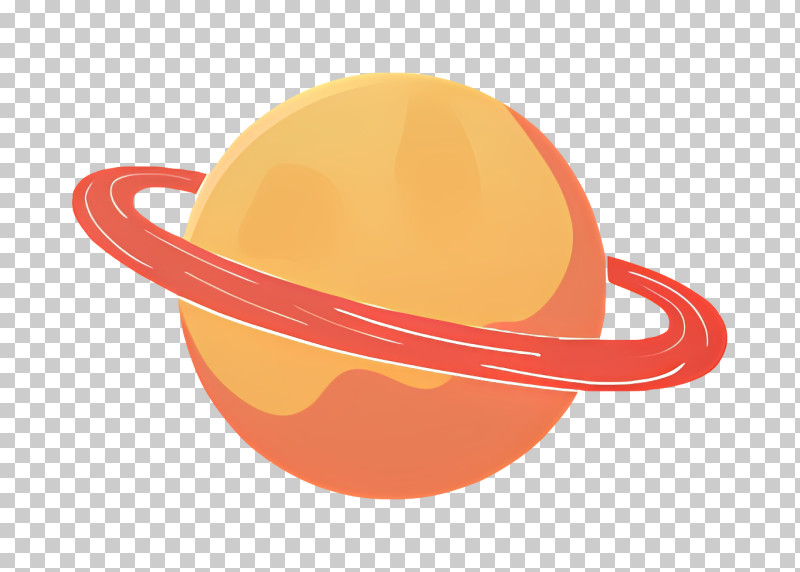 Orange Planet - Saturn Planet With Rings Illustration PNG, Clipart ...