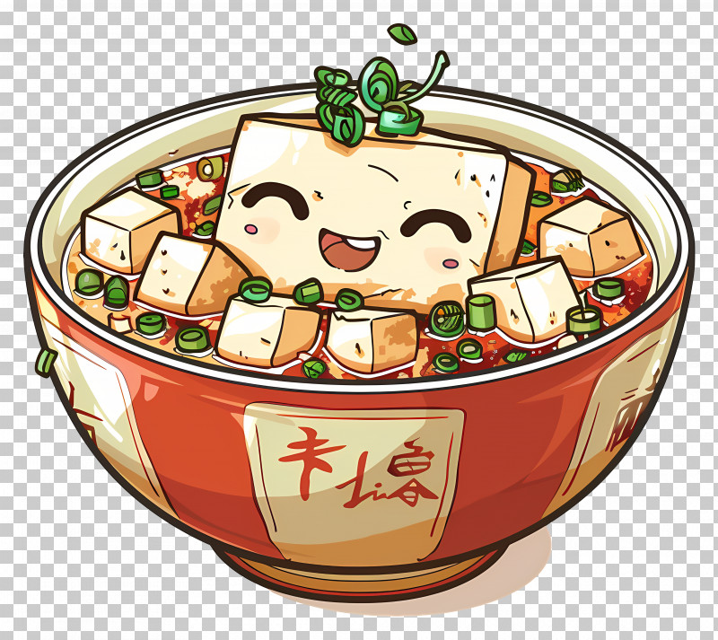 Mapo Tofu - Cute Tofu Soup Illustration PNG, Clipart, Asian Cuisine ...