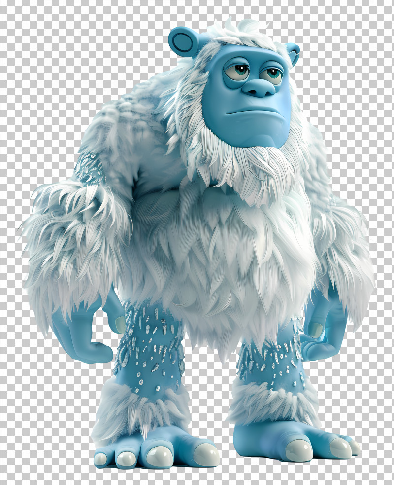 Yeti - Blue Yeti Character Illustration PNG, Clipart, Animation, Blue ...