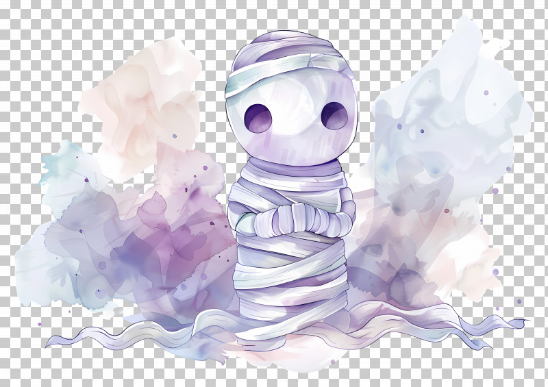 Halloween Mummy - Wrapped Mummy Cartoon Character PNG, Clipart ...