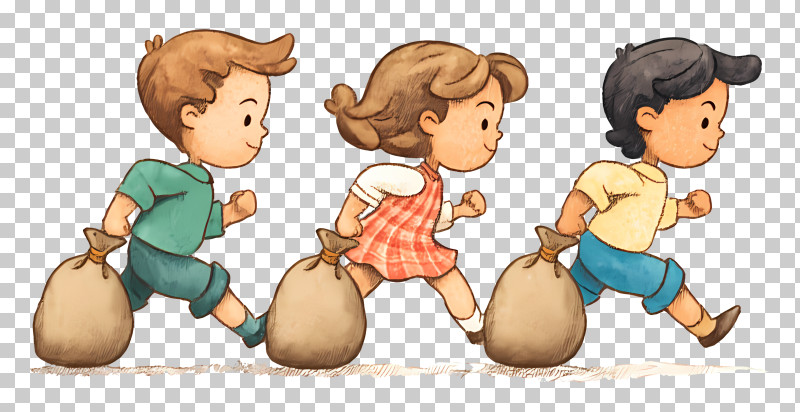 Sack Race Logo - Children In Sack Race PNG, Clipart, Children Sack Race ...