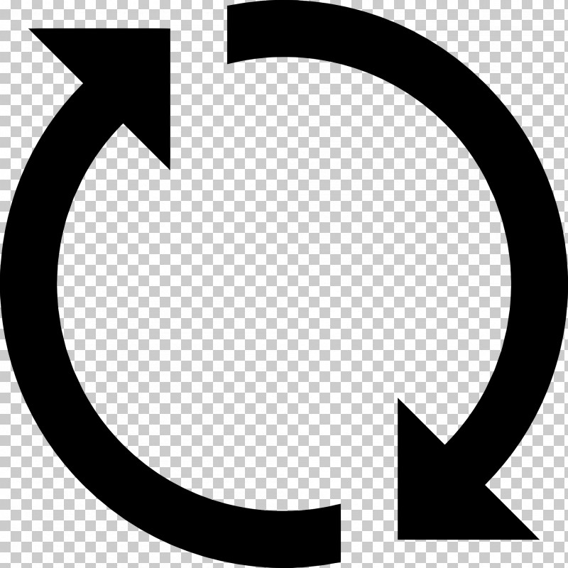 Circular Arrow - Circular Arrows For Refresh Or Reload Symbol PNG, Clipart, Arrows, Black ...