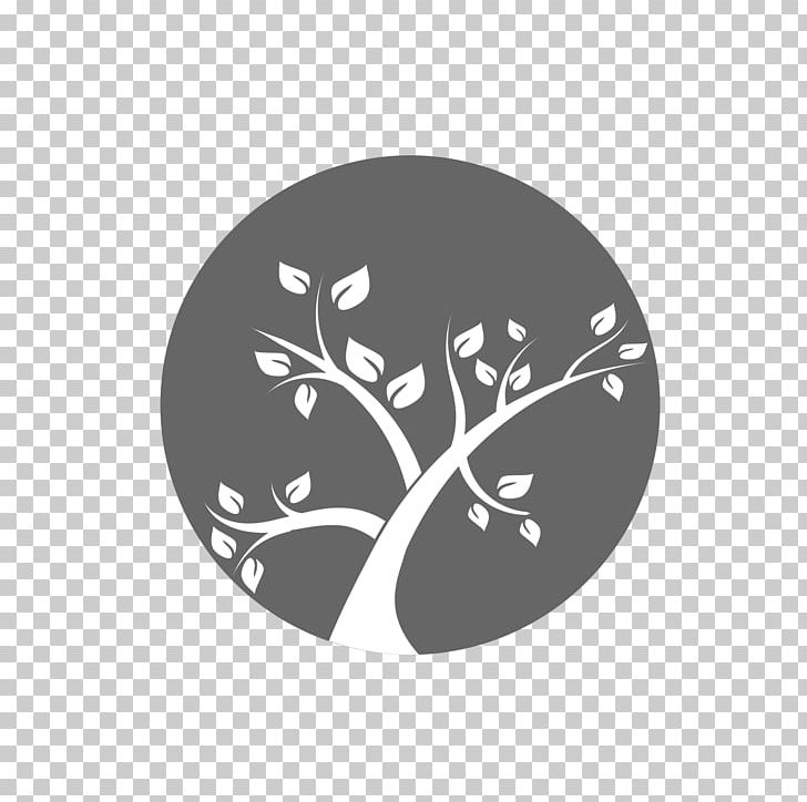 Tree Logo Branch PNG, Clipart, Black, Black And White, Branch, Circle ...