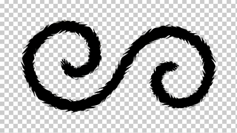 Double Spiral Symbol - Black Swirl Pattern Design PNG, Clipart ...