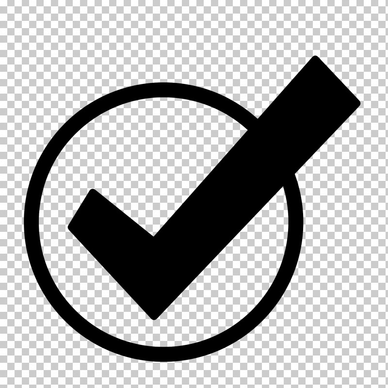 Check Mark Symbol - Checkmark Symbol In Black Circle PNG, Clipart ...