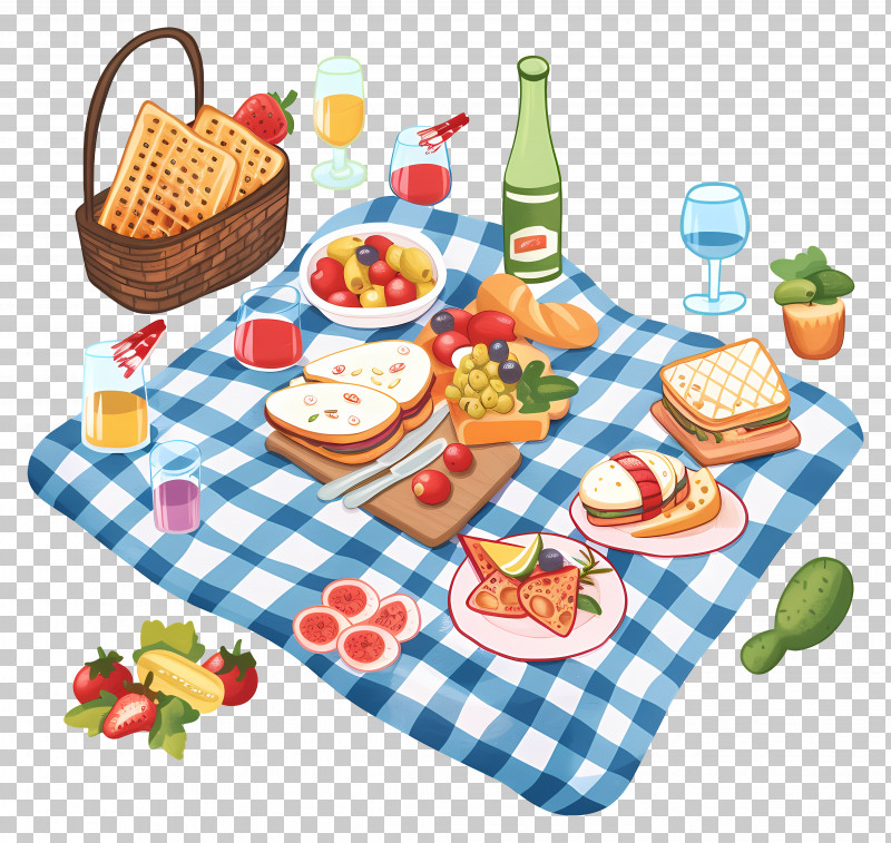 Picnic - Outdoor Picnic Setup PNG, Clipart, Basket, Blanket, Drinks ...