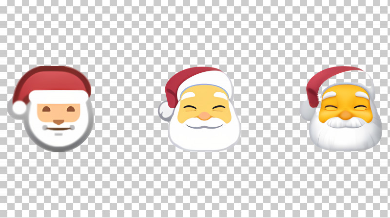 Christmas Emoji - Santa Claus Emojis PNG, Clipart, Beard, Christmas ...