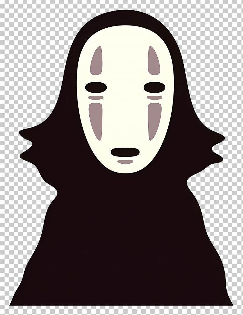 No Face - Masked Figure In Black Cloak PNG, Clipart, Animation, Black ...