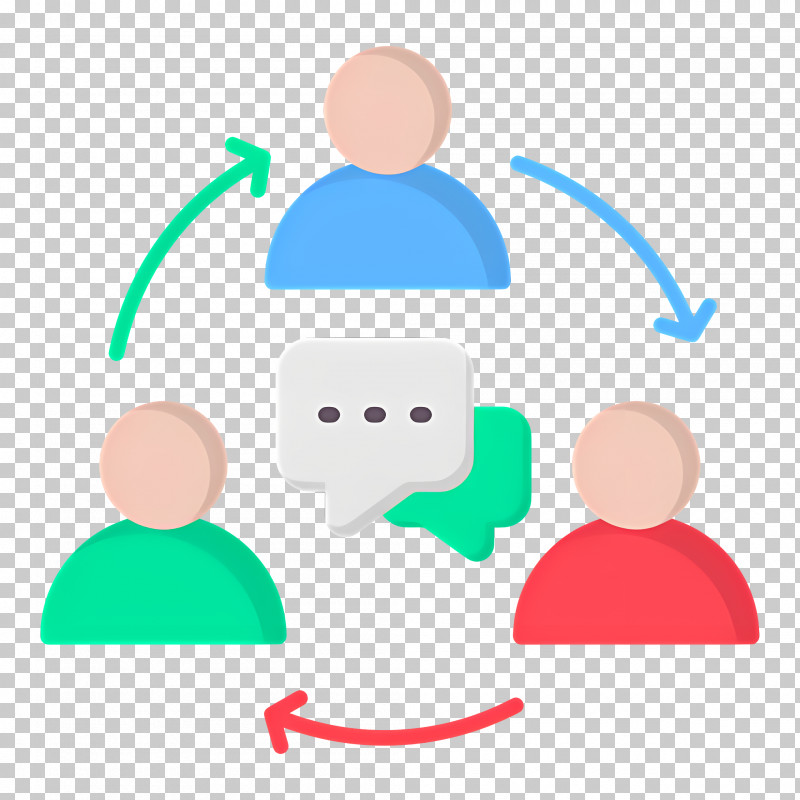 Group Discussion - Communication Cycle Cartoon PNG, Clipart, Arrows ...