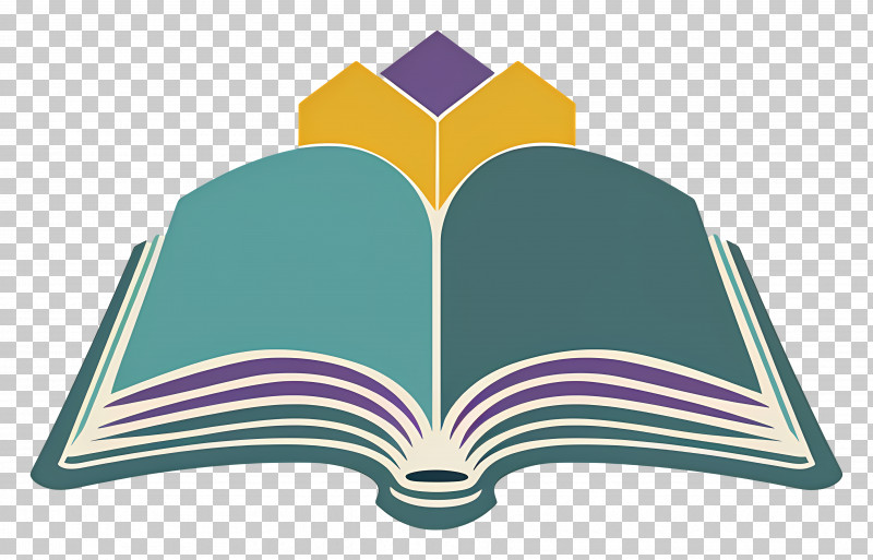 Book Logo - Open Book Illustration With Abstract Design PNG, Clipart ...