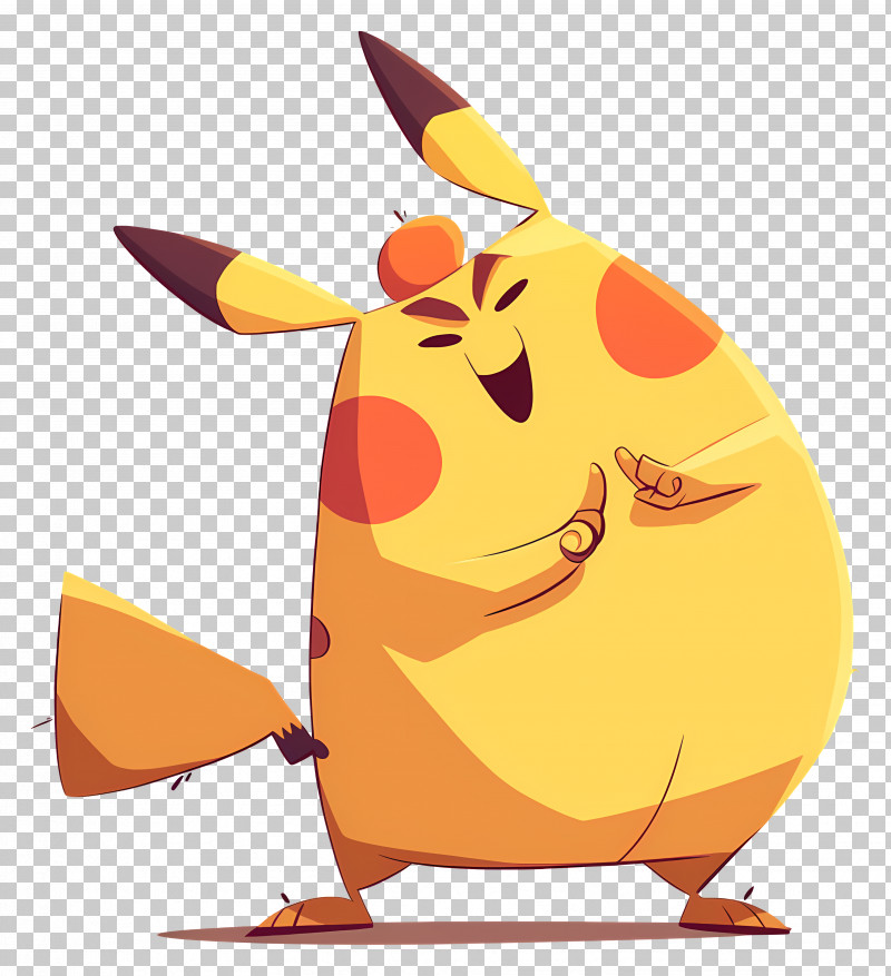 Pikachu - Cheerful Yellow Cartoon Character PNG, Clipart, Animated ...