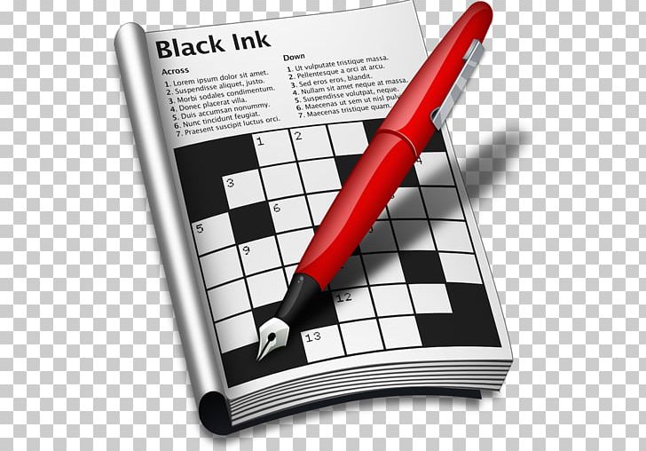 Cryptic Crossword Puzzle Up Portal PNG Clipart Art Black Ink 