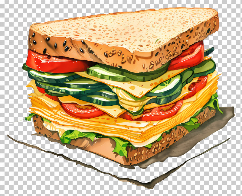 Layered Sandwich - Delicious Layered Sandwich PNG, Clipart, Culinary ...