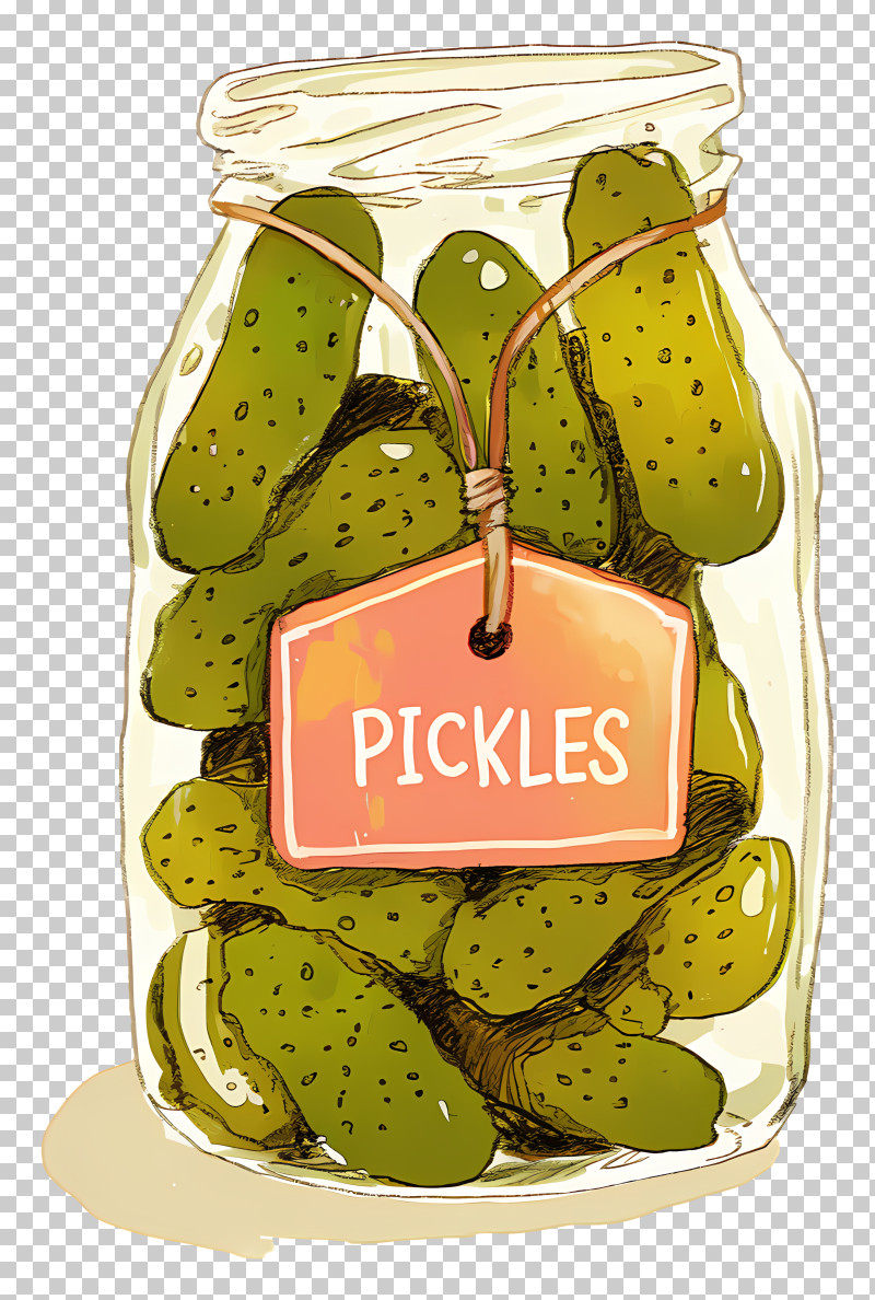 Pickle Jar - Jar Of Pickles With Label PNG, Clipart, Food, Green, Jar ...