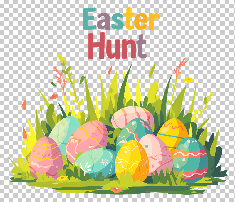 Easter Egg Hunt - Colorful Easter Egg Hunt PNG, Clipart, Celebration ...