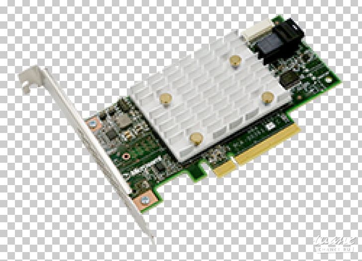 Adaptec Serial Attached SCSI Host Adapter PCI Express Controller PNG, Clipart, Ada, Adapter ...