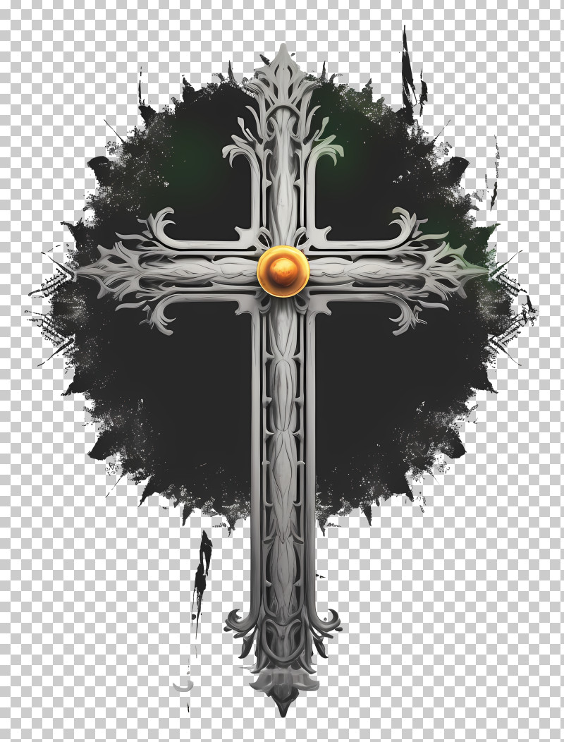 Ash And Cross - Decorative Cross With Ornate Design PNG, Clipart, Ash ...