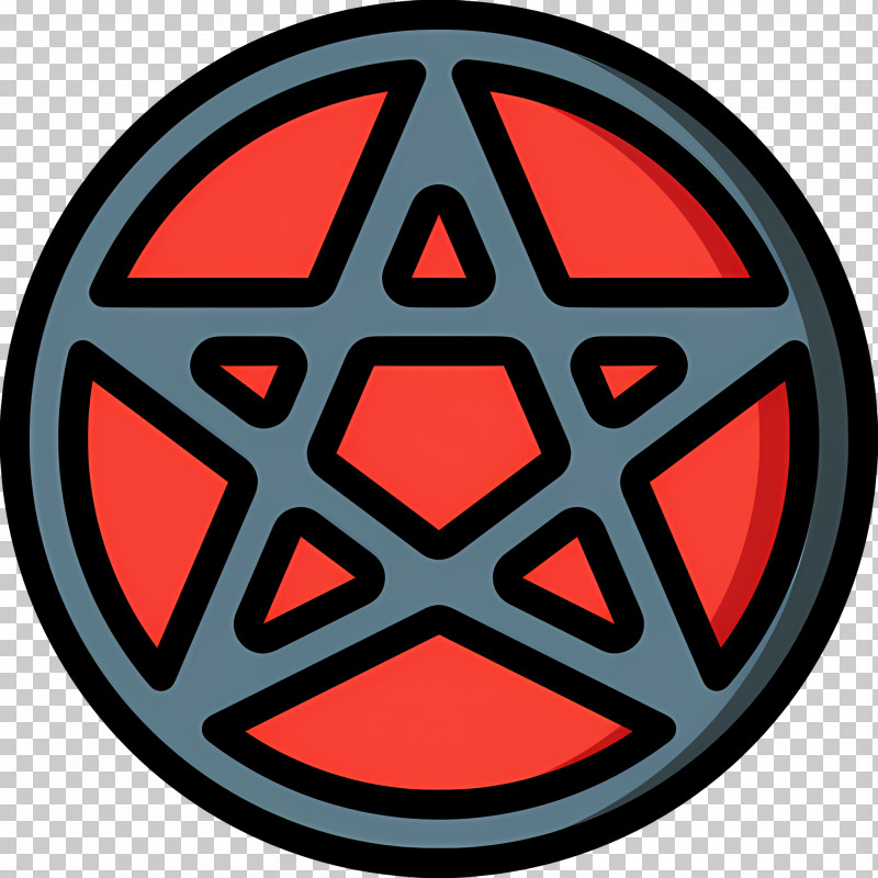 Pentagram Symbol - Red And Black Pentagram Symbol PNG, Clipart, Circle ...