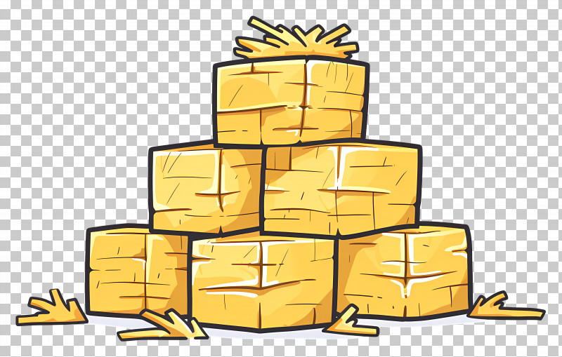 Stack Of Hay - Cartoon Hay Bales Illustration PNG, Clipart, Agriculture ...