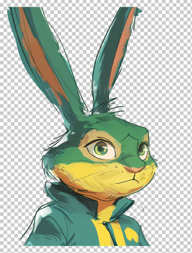 Cartoon Rabbit - Cartoon Rabbit Character PNG, Clipart, Anthropomorphic ...
