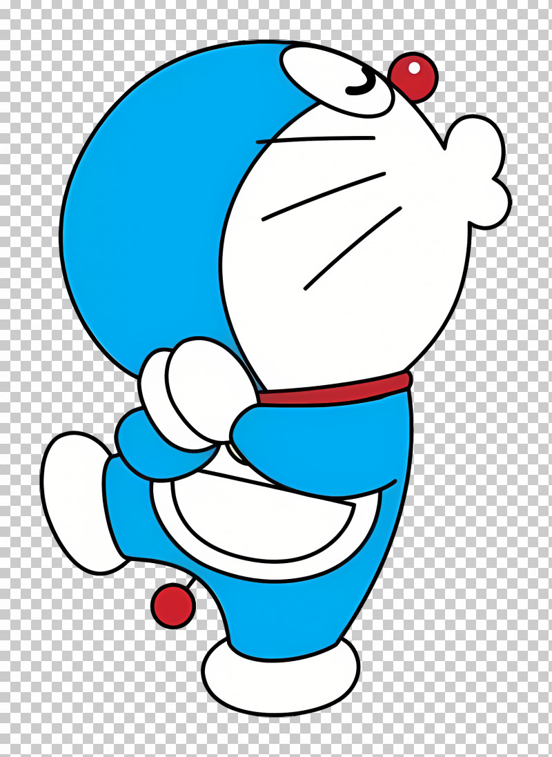 Doraemon - Blue Cartoon Character In Fun Walking Pose PNG, Clipart, Animated Motion, Animated ...