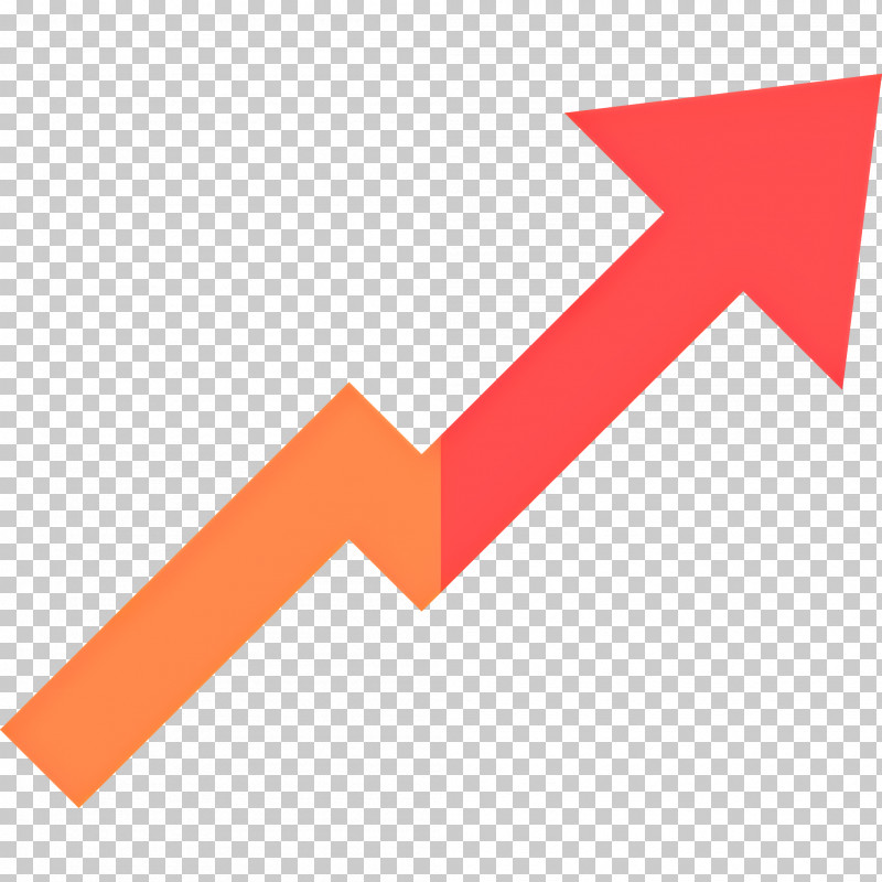 Growth Arrow - Red Upward Arrow Symbolizing Growth PNG, Clipart ...