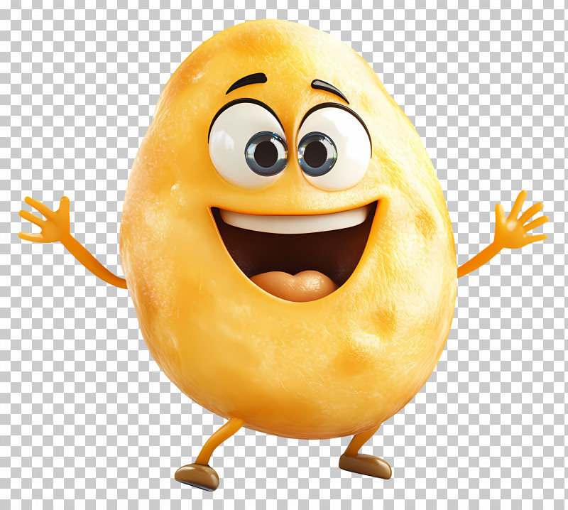 Cartoon Potato Chip - Happy Cartoon Potato Character PNG, Clipart ...