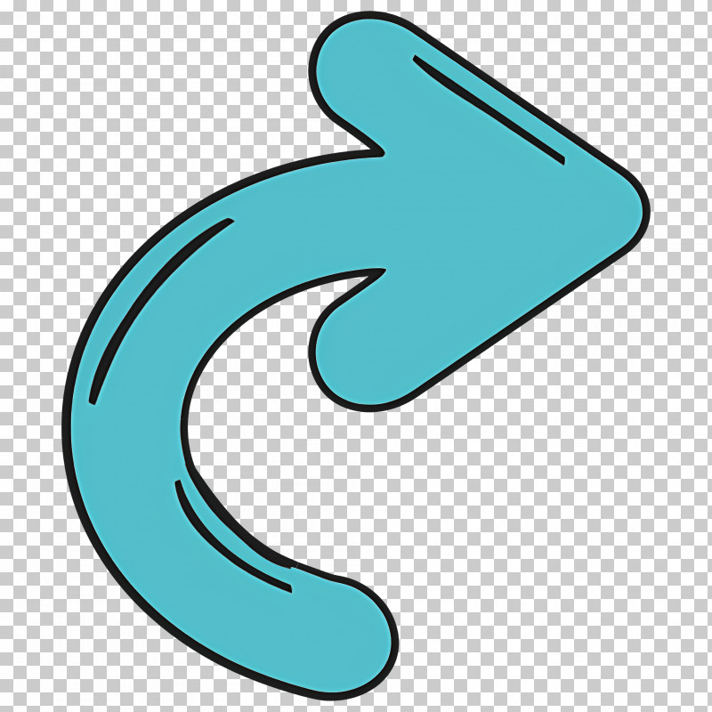 Doodle Arrow - Blue Curved Arrow Icon PNG, Clipart, Arrow For Design ...