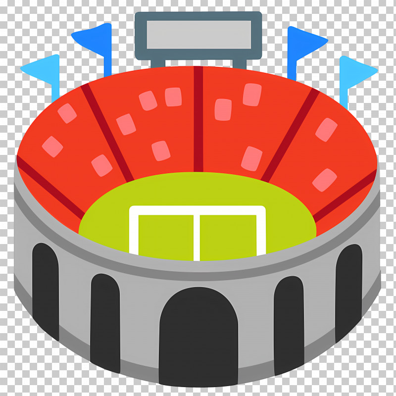 Stadium Emoji - Colorful Stadium Illustration PNG, Clipart, Arena ...