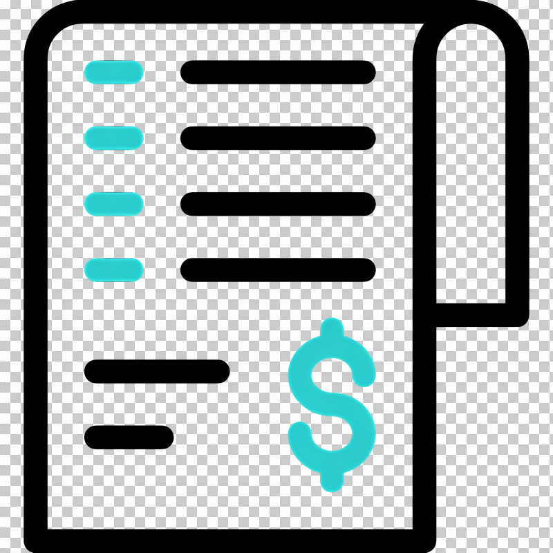 Dollar Bill - Billing Icon With Dollar Symbol For Payment Concept PNG ...