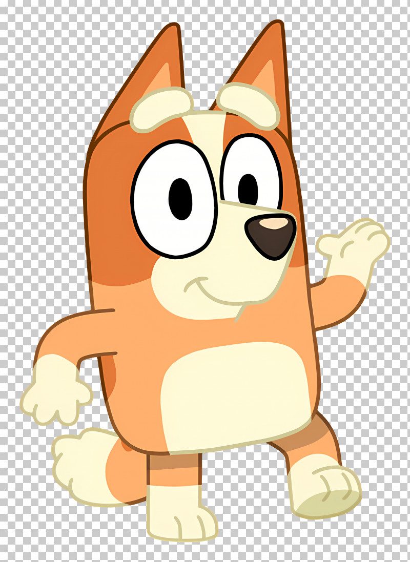Bluey - Happy Orange Cartoon Dog PNG, Clipart, Animated, Bluey ...