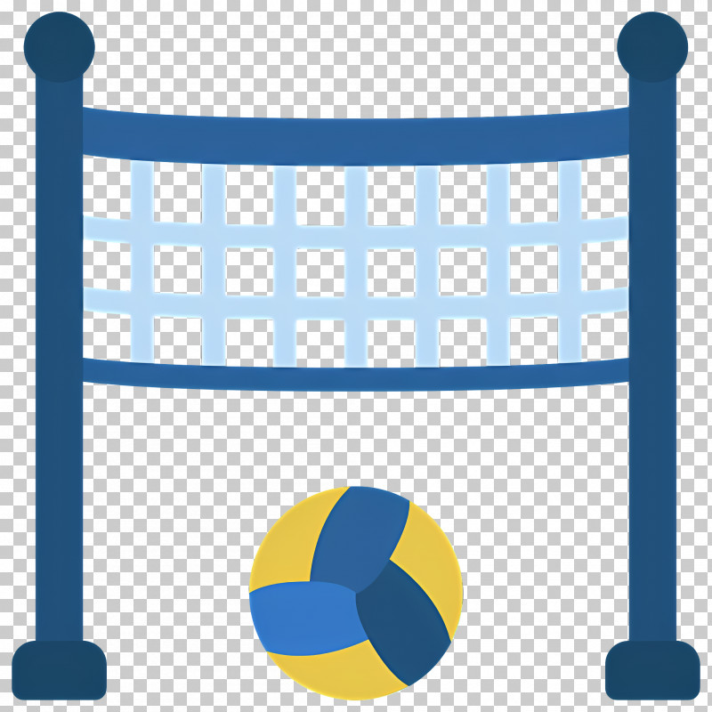 Volleyball Net And Ball - Volleyball Net And Ball Icon For Sports ...