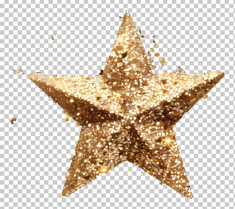Glitter Star - Shimmering Gold Glitter Star Decoration PNG, Clipart, Celebration Piece, Event ...