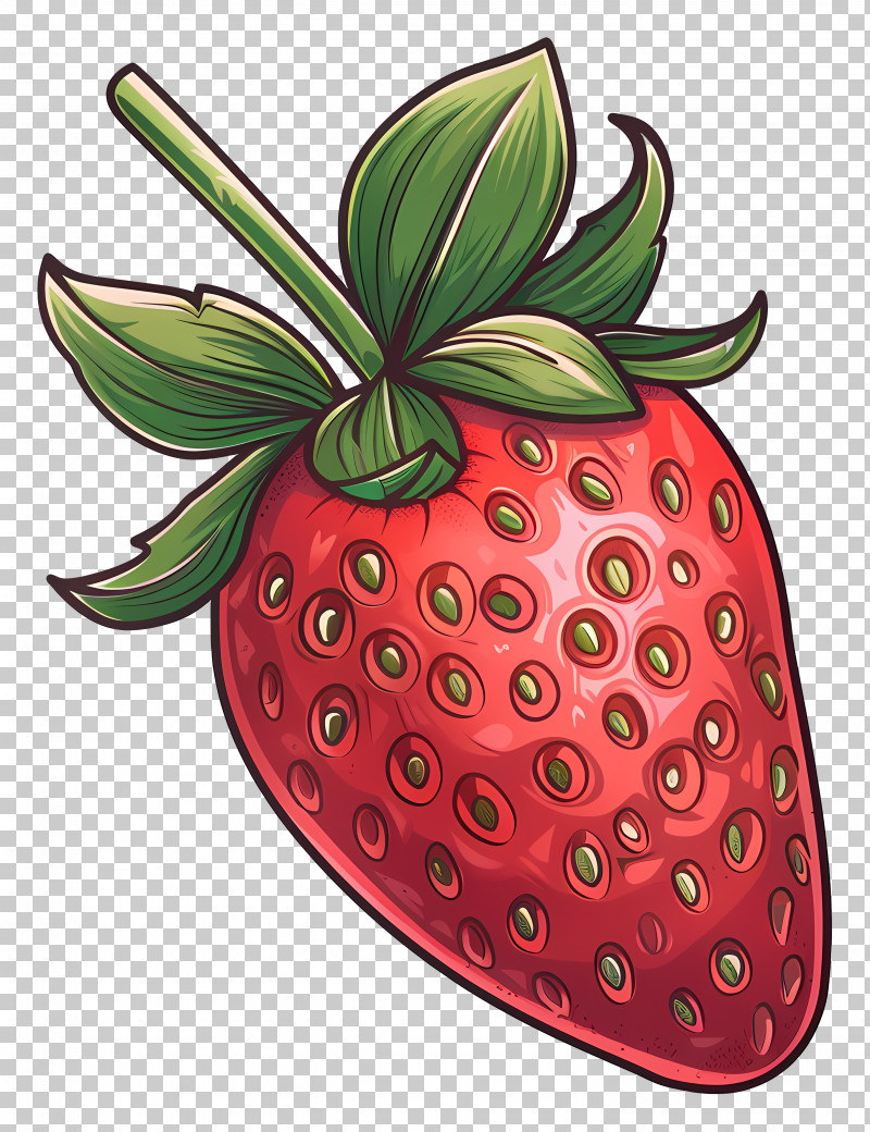 Cartoon Strawberry - Fresh Strawberry Illustration PNG, Clipart ...