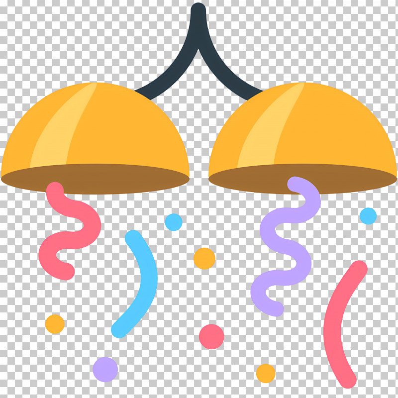 Confetti Ball Emoji - Colorful Party Poppers Illustration PNG, Clipart ...