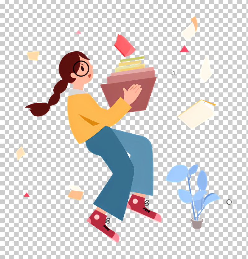 Woman With Papers - Girl Carrying Files PNG, Clipart, Documents, Files ...
