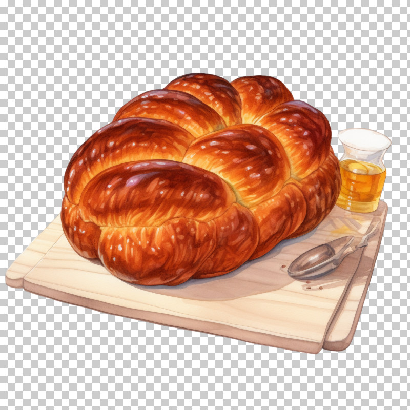 Challah Bread - Golden Loaf With Honey PNG, Clipart, Baked, Bread ...