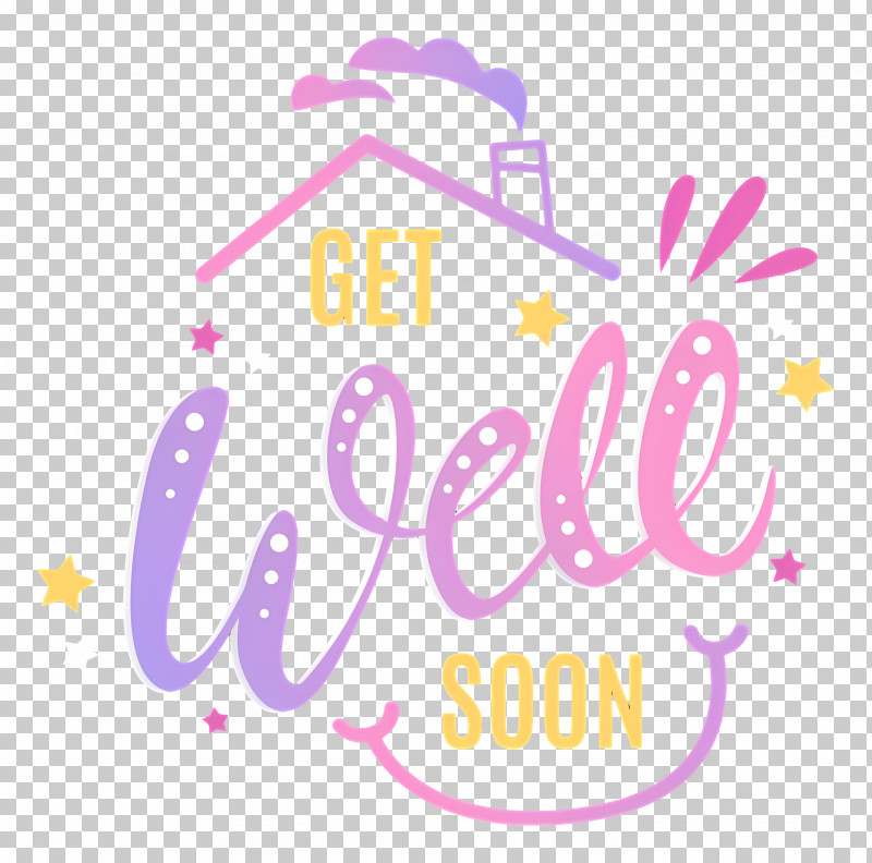Get Well Soon - Get Well Soon Colorful Text Illustration PNG, Clipart ...