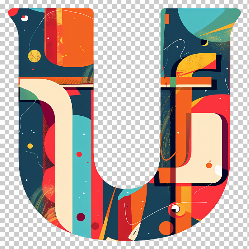 Letter U - Abstract Colorful Letter U Design PNG, Clipart, Abstract ...