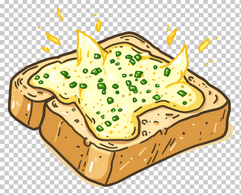 Cheese Toast - Cheese Toast With Chives PNG, Clipart, Bread, Breakfast ...