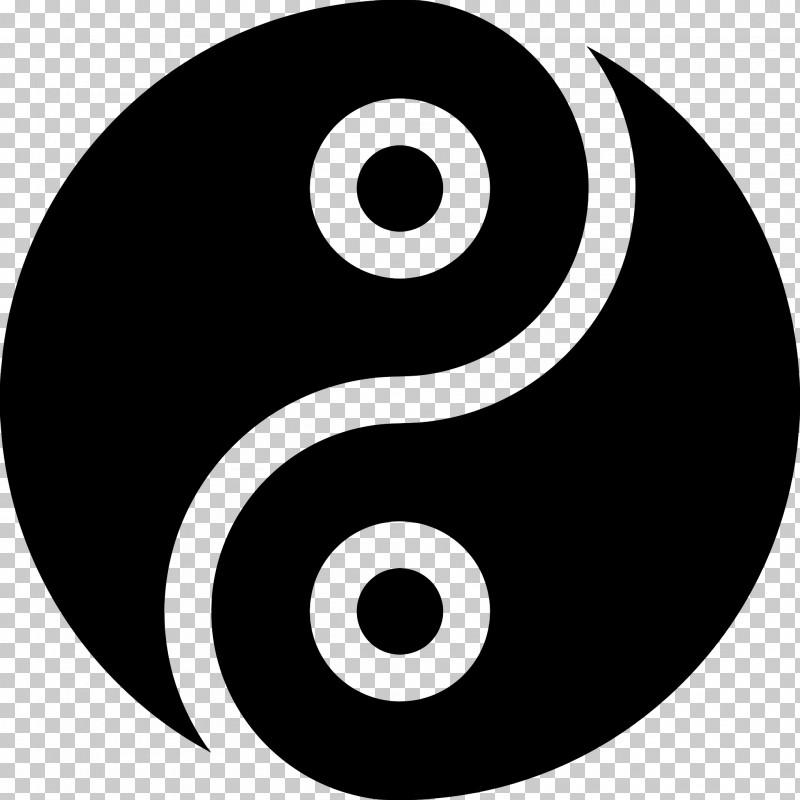 Yin Yang - Yin Yang Black And White Symbol PNG, Clipart, Abstract ...